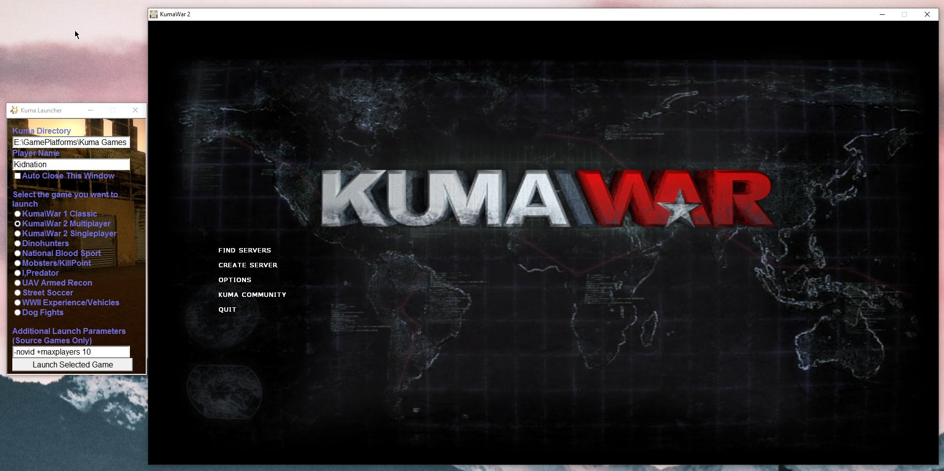 Kuma Game Launcher Modding Tool for Kuma\War II | kw2mp Modding Tools