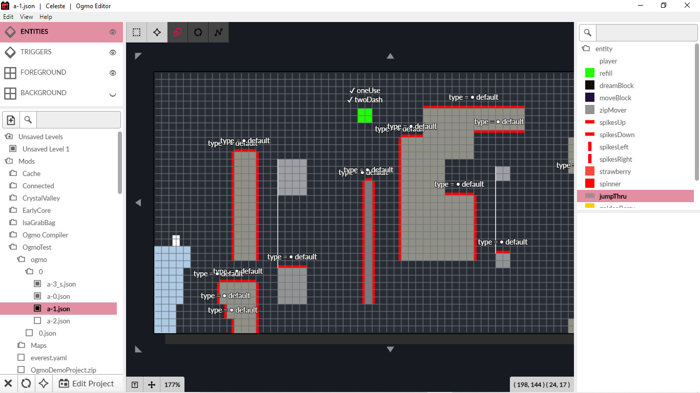 Ogmo Project Compiler Modding Tool for Celeste | Celeste Modding Tools