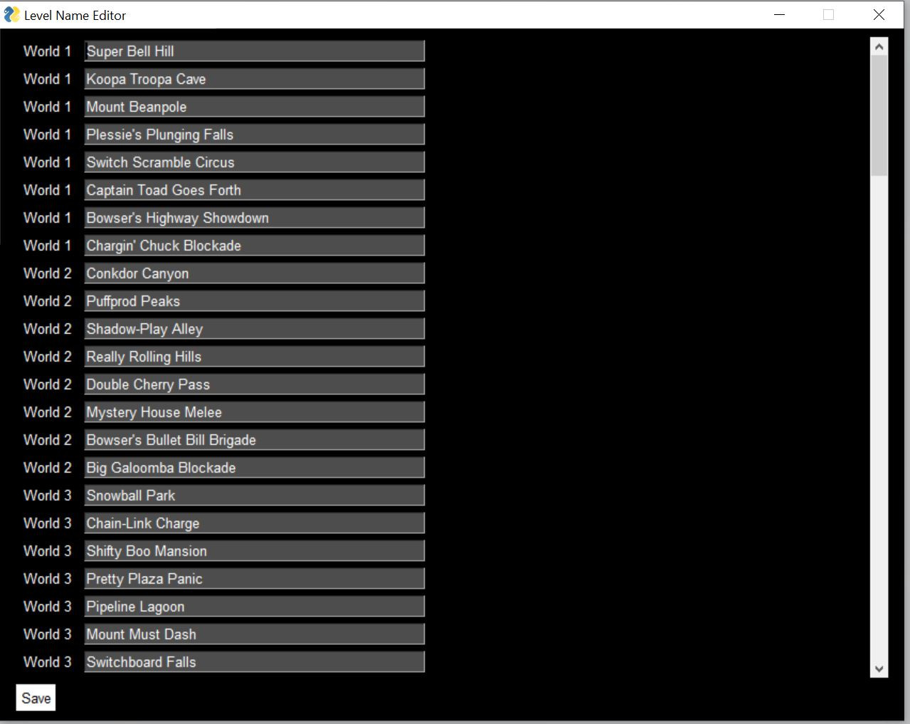 Super Mario 3D World Editor Modding Tool for Super Mario 3D World ...