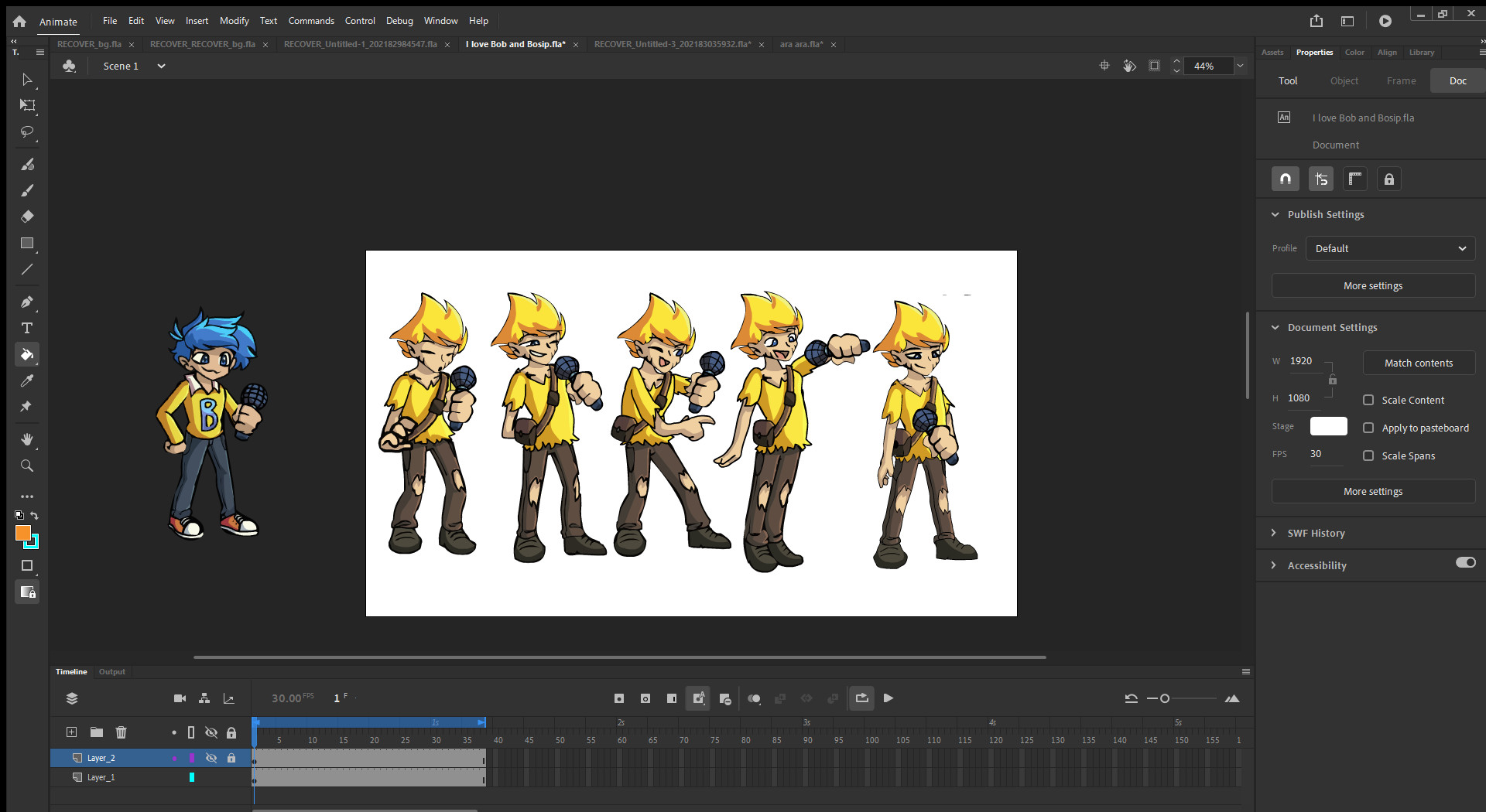 Bob and Bosip - Adobe Animate Edition (BOSIP ONLY) Modding Tool for Friday Night Funkin' | FNF ...