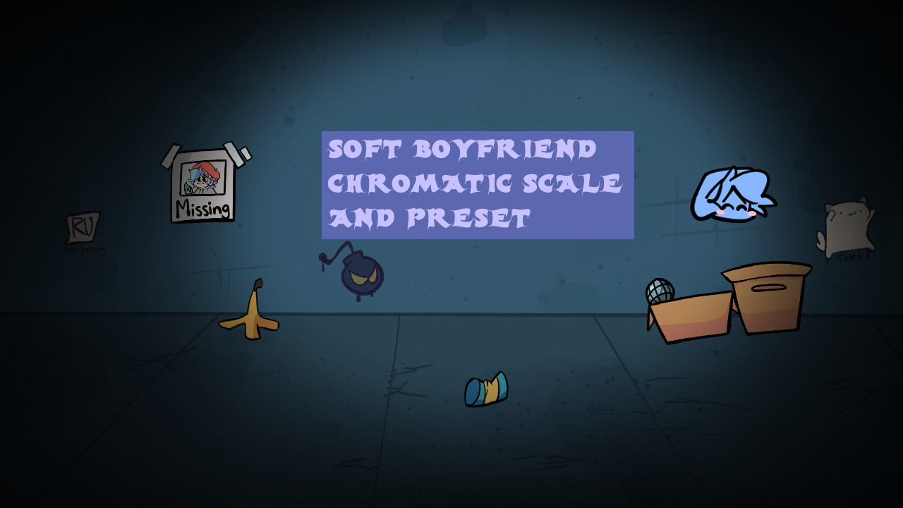 Soft Boyfriend Chromatic Scale + Preset [Friday Night Funkin'] [Modding ...
