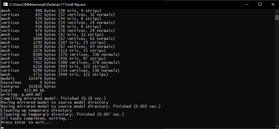 mdl-flip (gFlip analog) Modding Tool for Goldsource Engine | GoldSrc Modding Tools