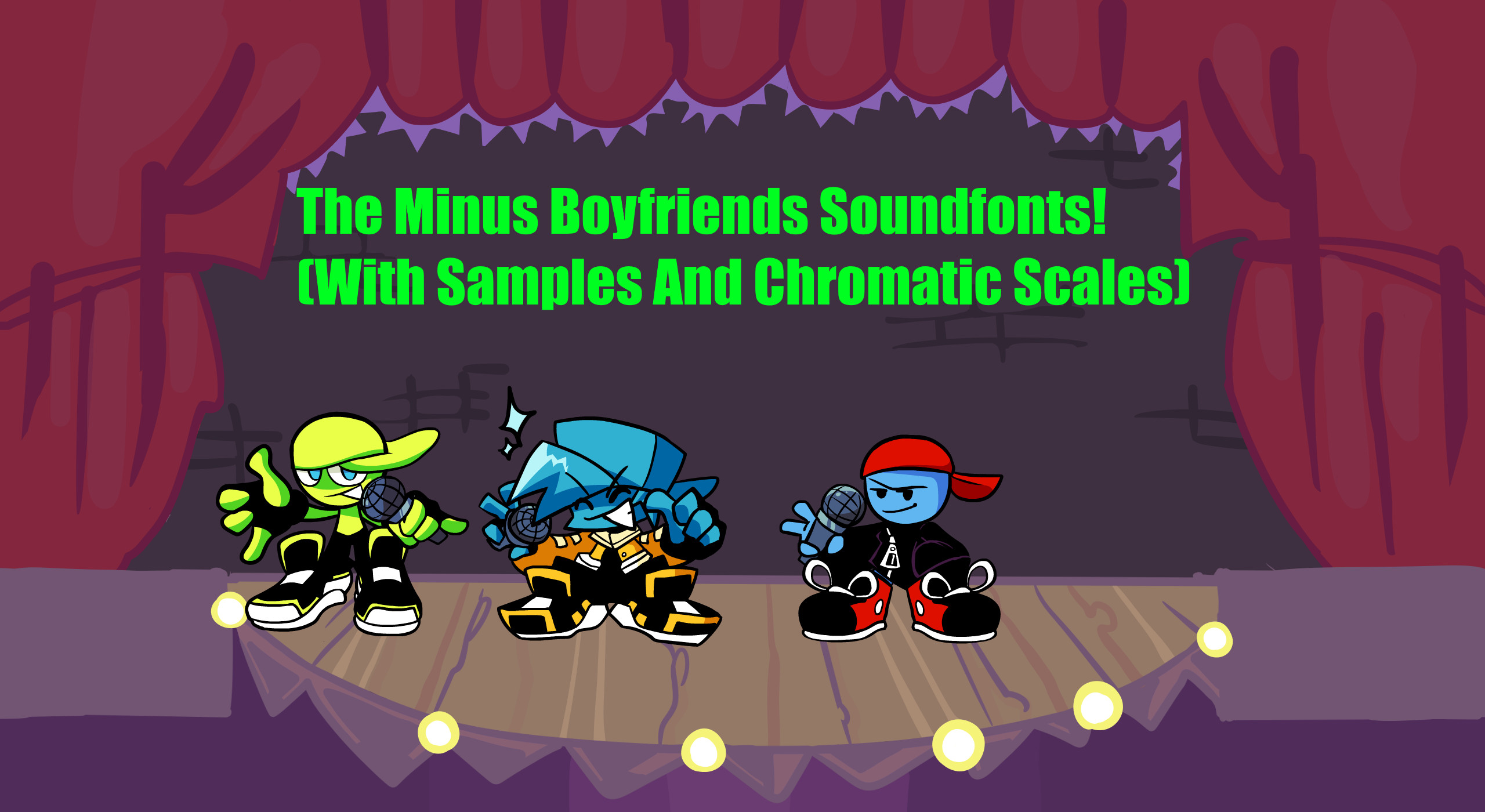 The Minus Trio Minus BF's Soundfont [Friday Night Funkin'] [Modding Tools]