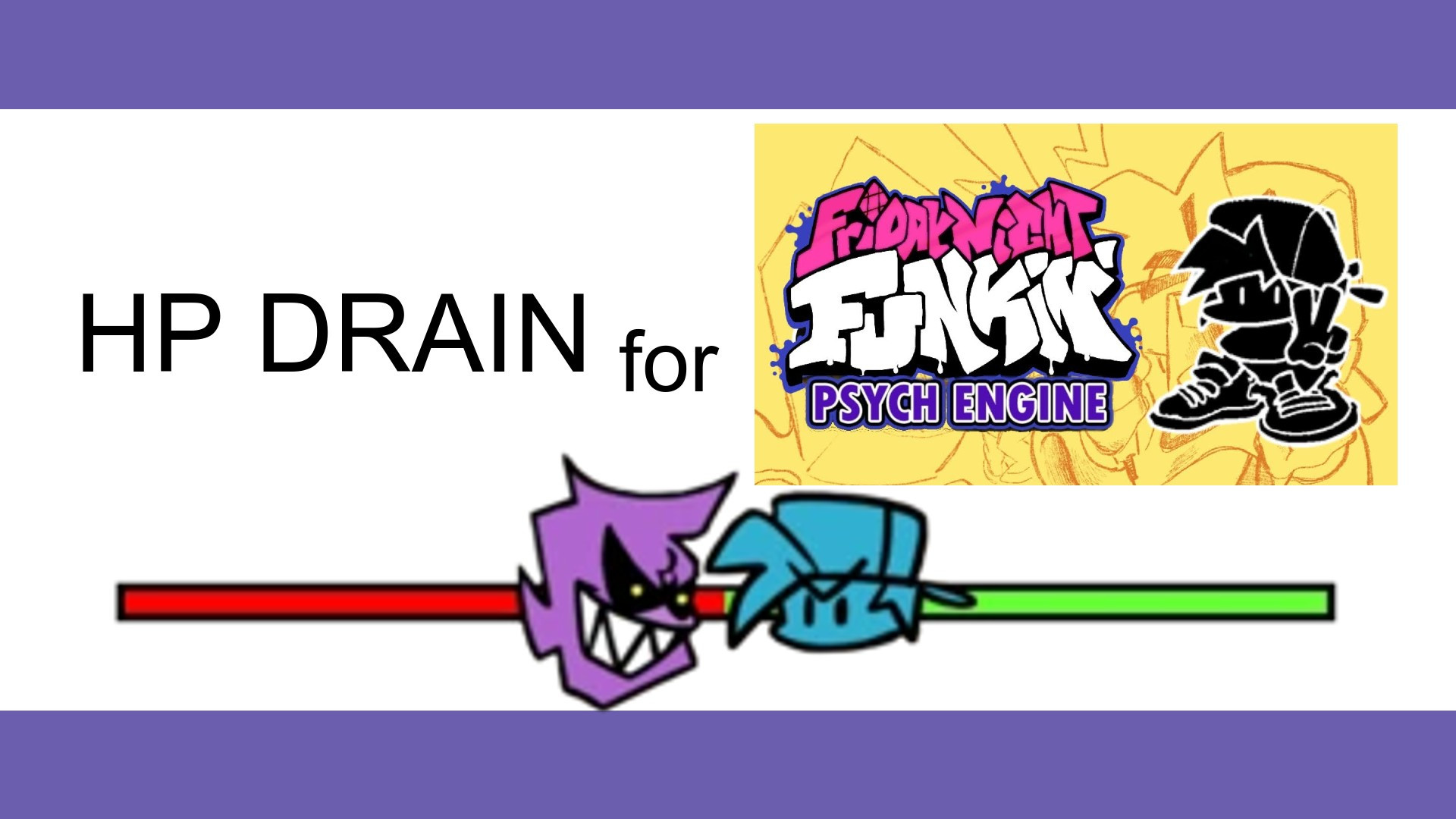 HP Drain for Psych Engine Modding Tool for Friday Night Funkin' | FNF ...