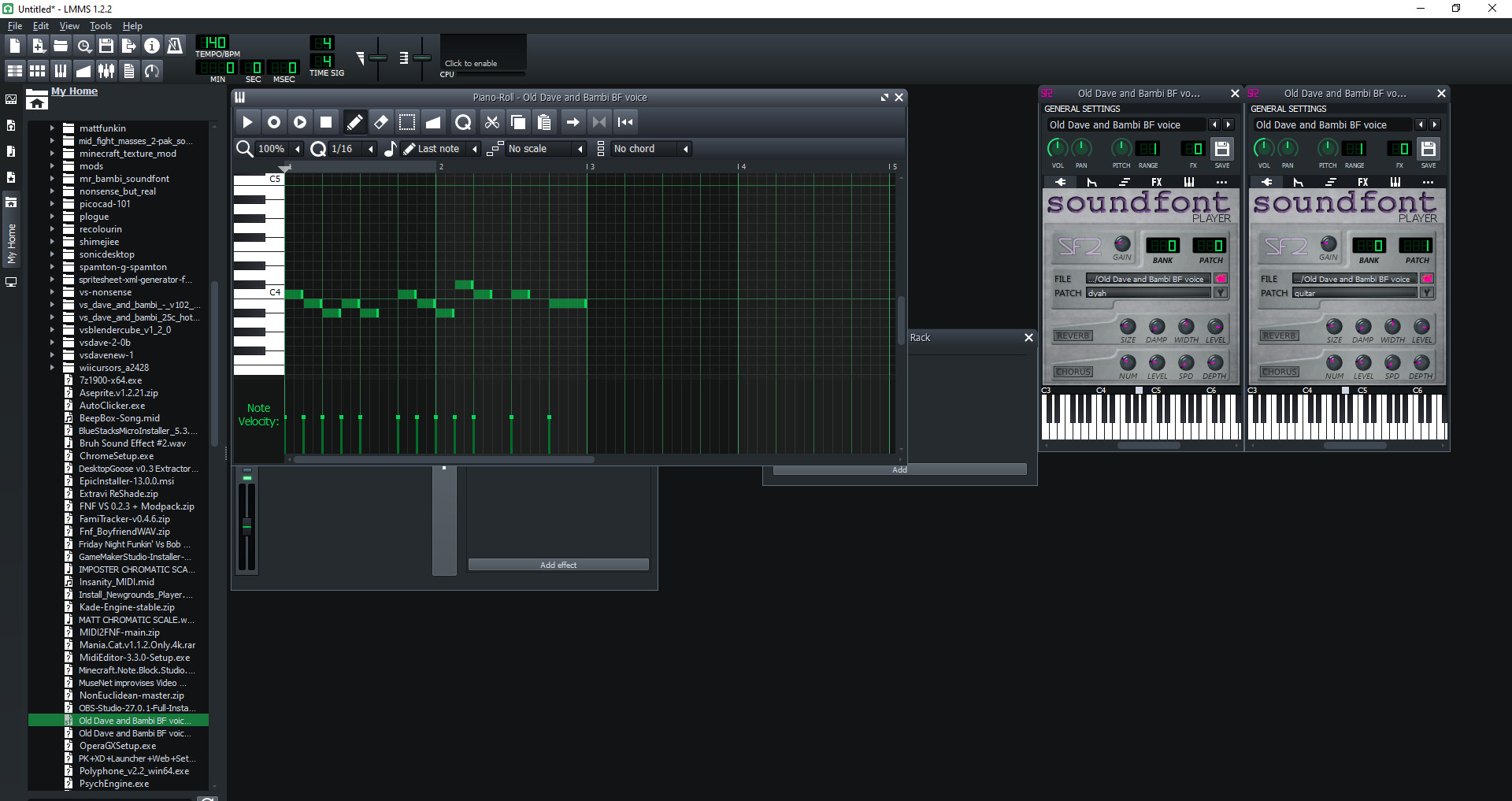 Old Dave and Bambi BF soundfont [Friday Night Funkin'] [Modding Tools]