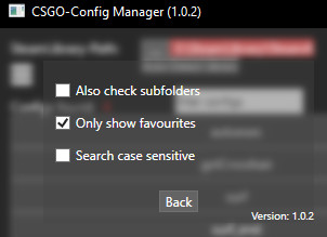 CS:GO Config Manager (for CFG files) Modding Tool for Counter-Strike: Global Offensive | CS:GO ...