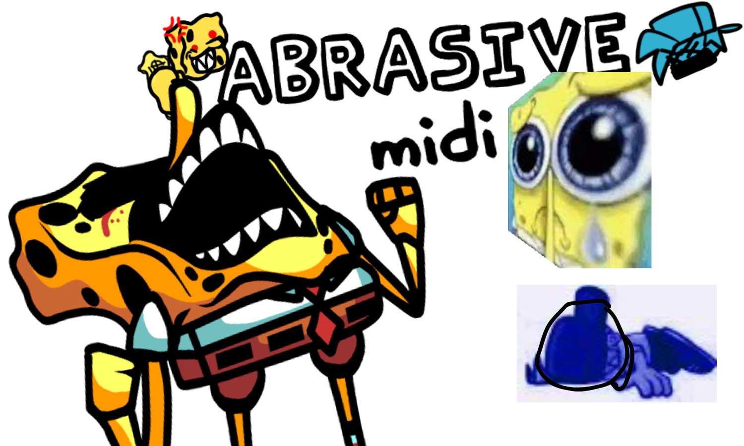 Abrasive VS SPONG (V2) MIDI Modding Tool for Friday Night Funkin' | FNF ...