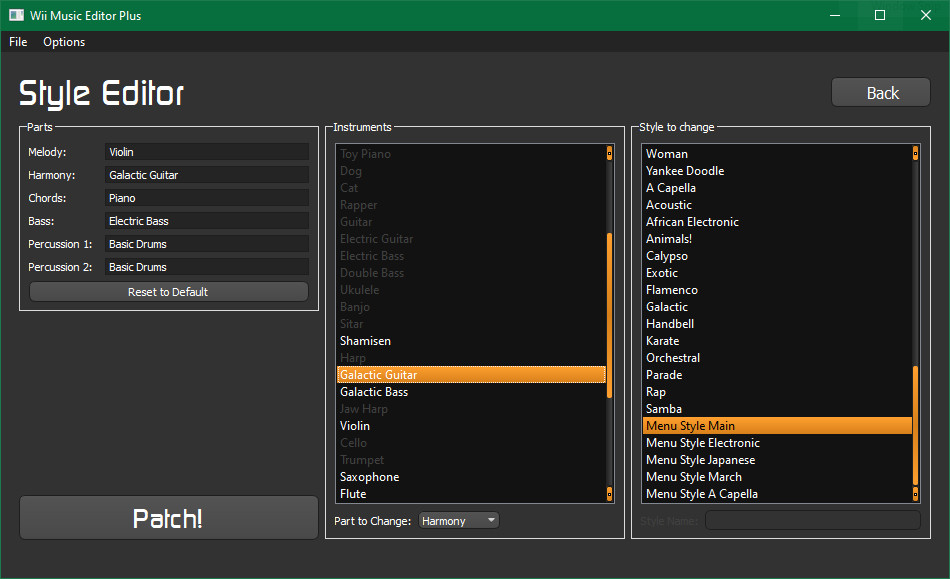 Wii Music Editor Plus Modding Tool for Wii Music | Wii Music Modding Tools