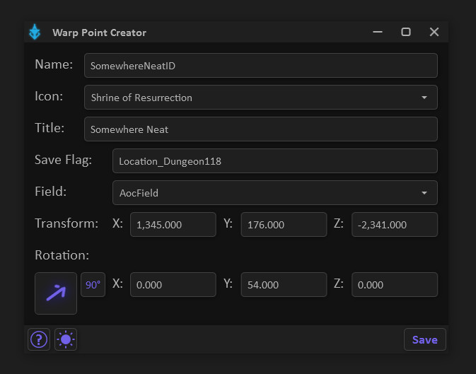 Warp Point Creator [The Legend of Zelda: Breath of the Wild (WiiU ...