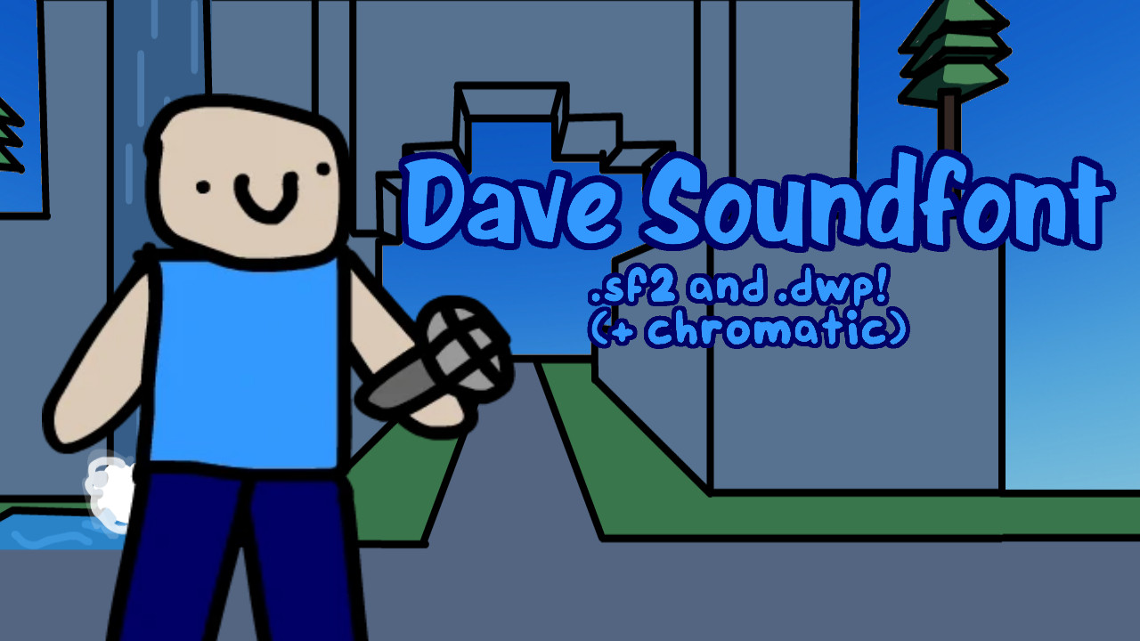 Dave (VS Aflac) Soundfont + Chromatic Scale Modding Tool for Friday Night Funkin' | FNF Modding ...