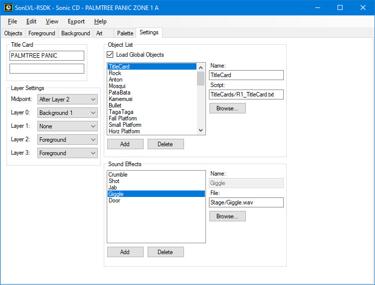 SonLVL-RSDK Modding Tool for Sonic the Hedgehog (2013) | S1 2013 Modding Tools