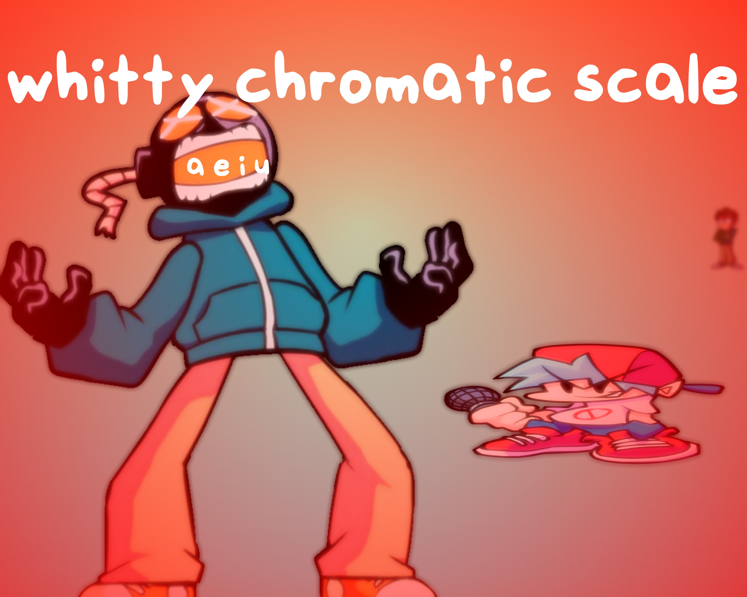 Whitty fanmade chromatic scale [Friday Night Funkin'] [Modding Tools]