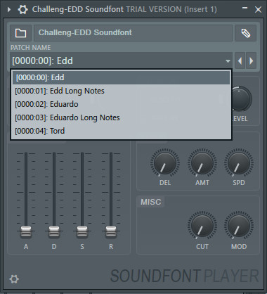 Challeng-EDD Soundfont with Looping Voices Modding Tool for Friday ...
