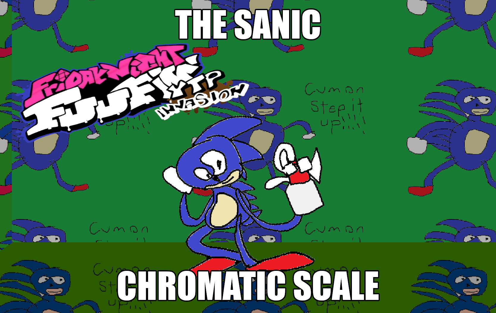 Sanic Chromatic Scale (YTP Invasion) Modding Tool for Friday Night ...