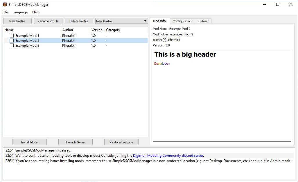 SimpleDSCSModManager Modding Tool for Digimon Story Cyber Sleuth ...