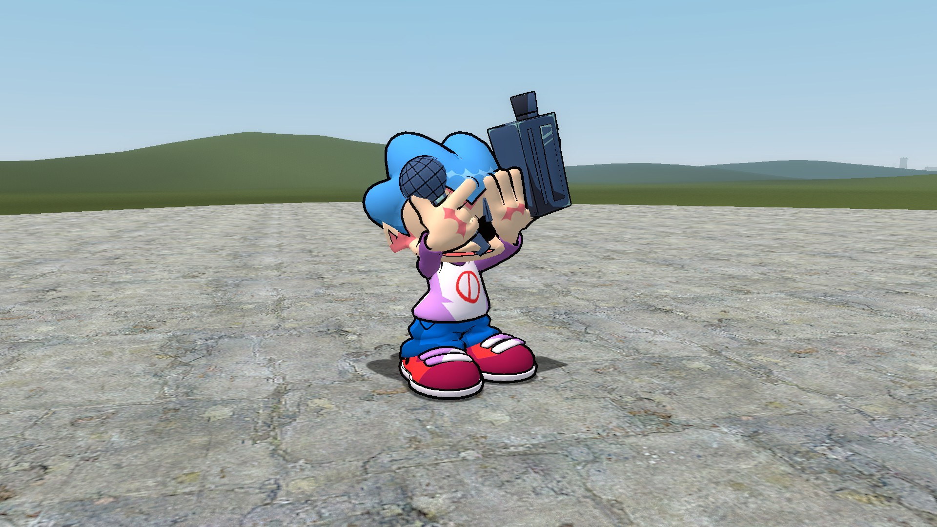 Cyan Boyfriend texture[RICO.FNF UPDATE] Modding Tool for Garry's Mod ...