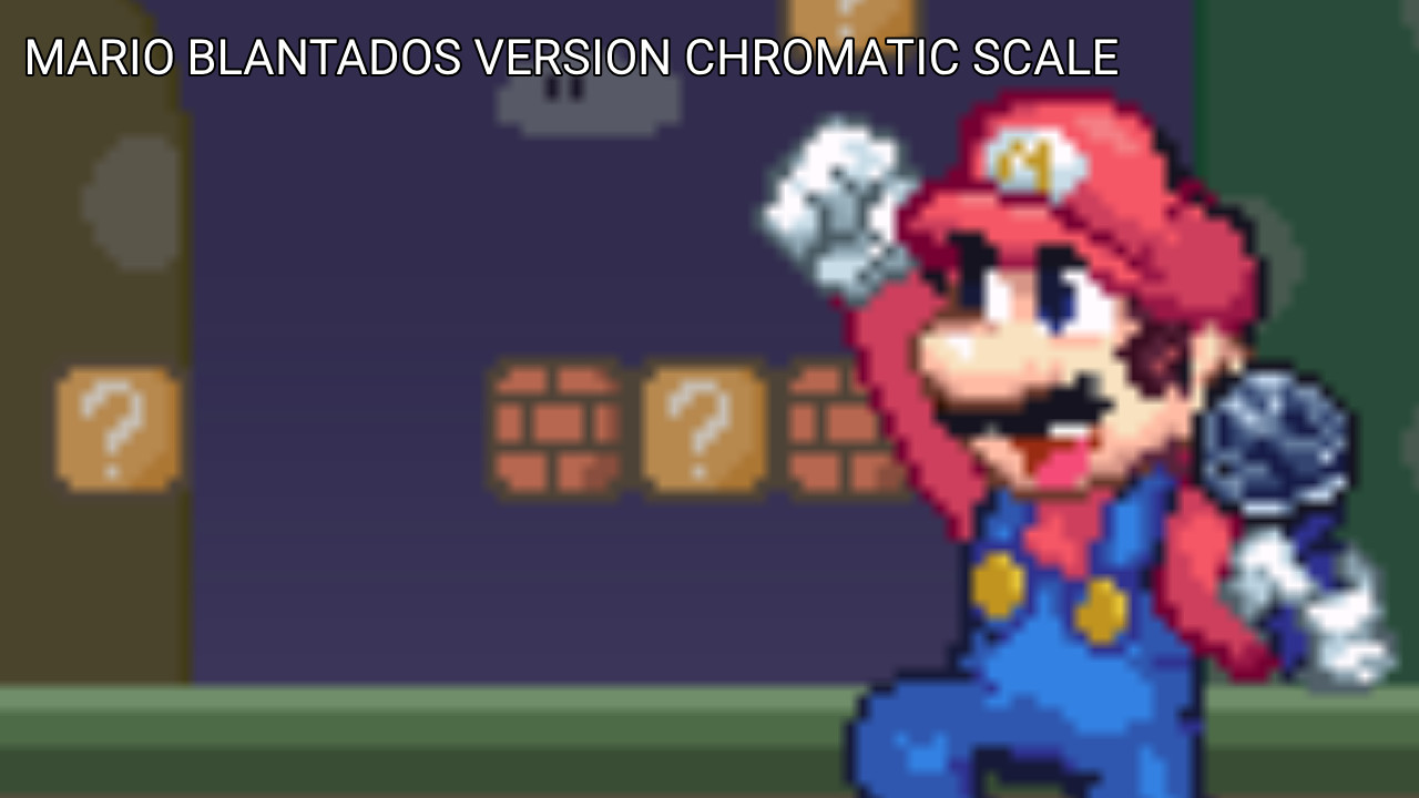 Mario Blantados Version Chromatic Scale Update!!! Modding Tool for Friday Night Funkin' | FNF ...