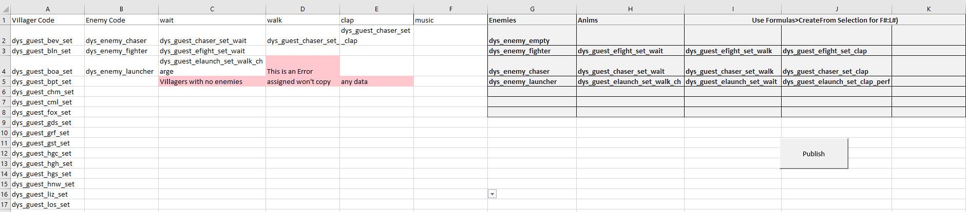 Custom Villager Excel Sheet Modding Tool for Super Smash Bros. Ultimate ...
