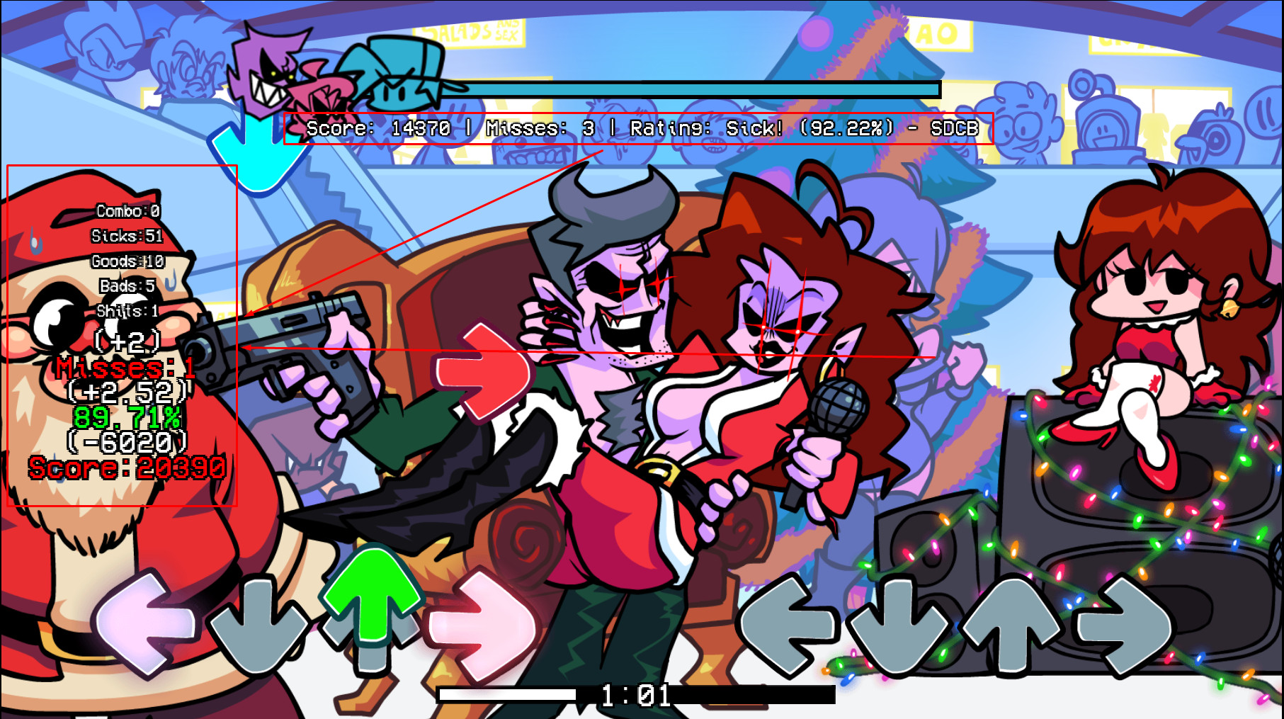 Opponent can have score (and rating and also miss) Modding Tool for Friday Night Funkin' | FNF ...