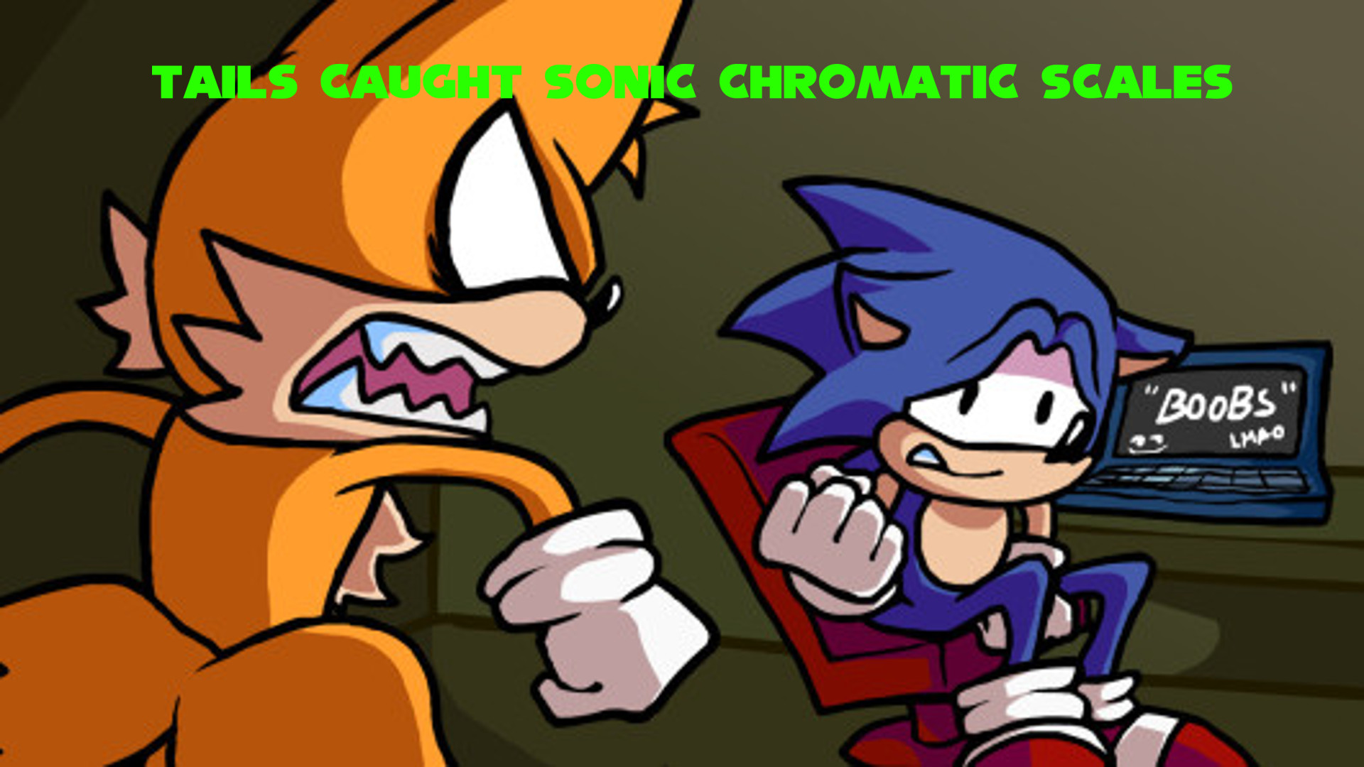 Tails Caught Sonic Chromatic Scales Modding Tool for Friday Night Funkin' | FNF Modding Tools