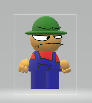 dnb 3d model [use for fnf sprites] Modding Tool for Friday Night Funkin ...