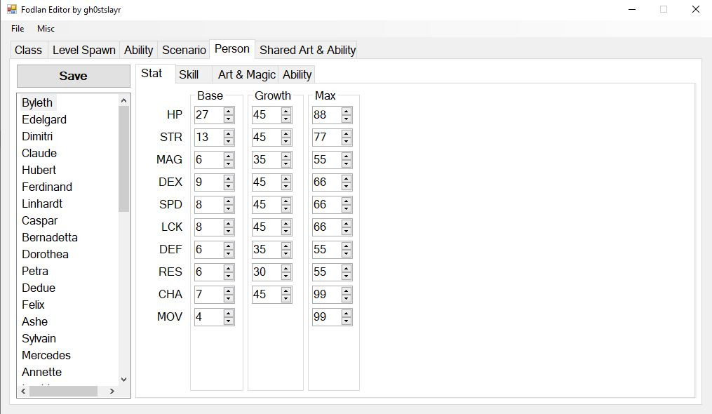 Fodlan Editor [Fire Emblem: Three Houses] [Modding Tools], 41% OFF