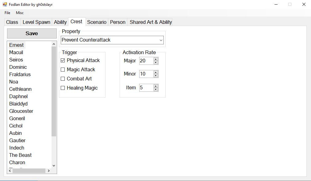 Fodlan Editor Modding Tool for Fire Emblem: Three Houses | FE3H Modding ...