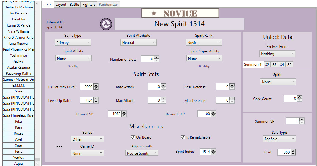 Spirit Board - A Spirit Editing Tool Modding Tool for Super Smash Bros ...