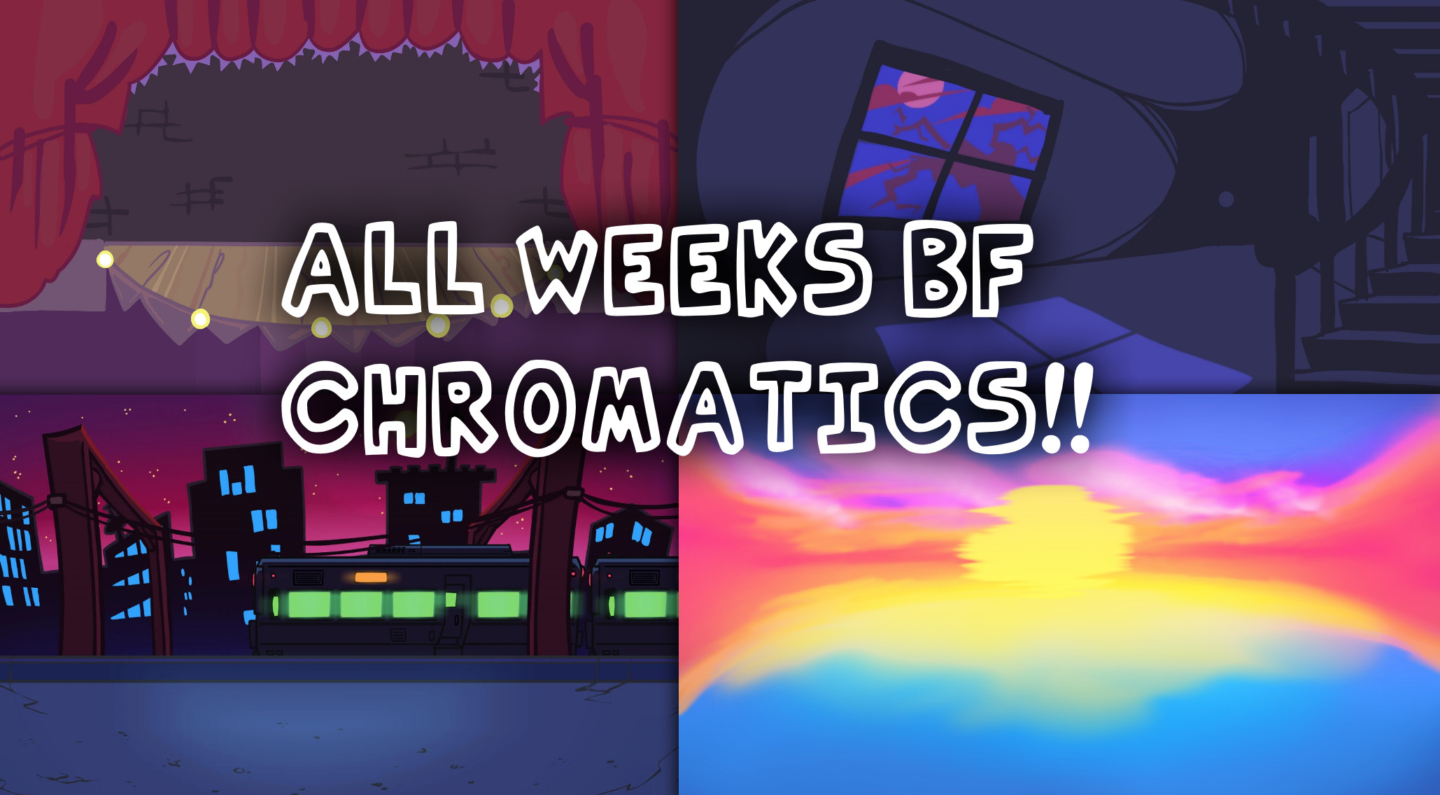 ALL WEEK BF CHROMATICS IN 1 PACK! Modding Tool for Friday Night Funkin ...