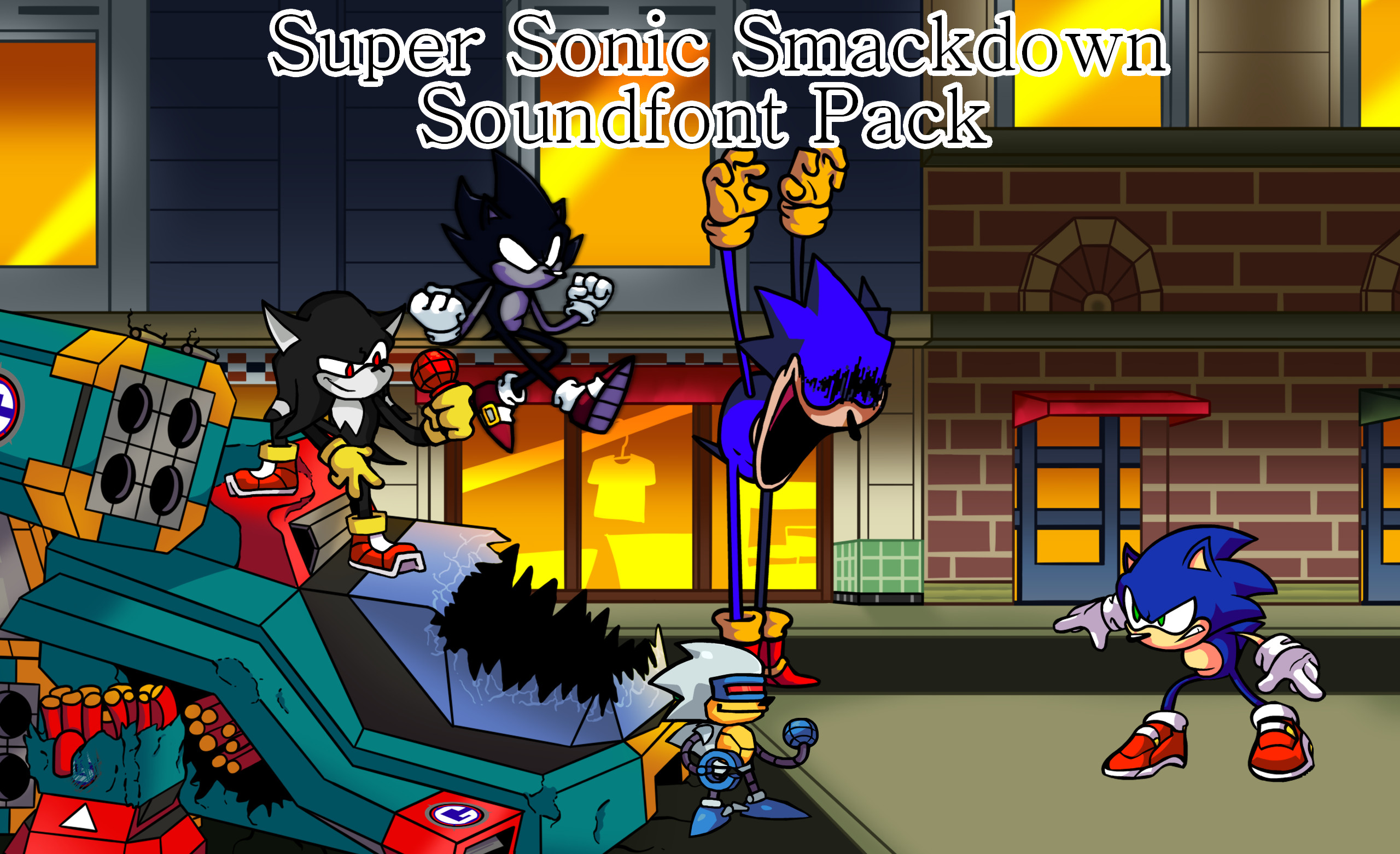 Super Sonic Smackdown Soundfont Pack (sf2) Modding Tool for Friday ...