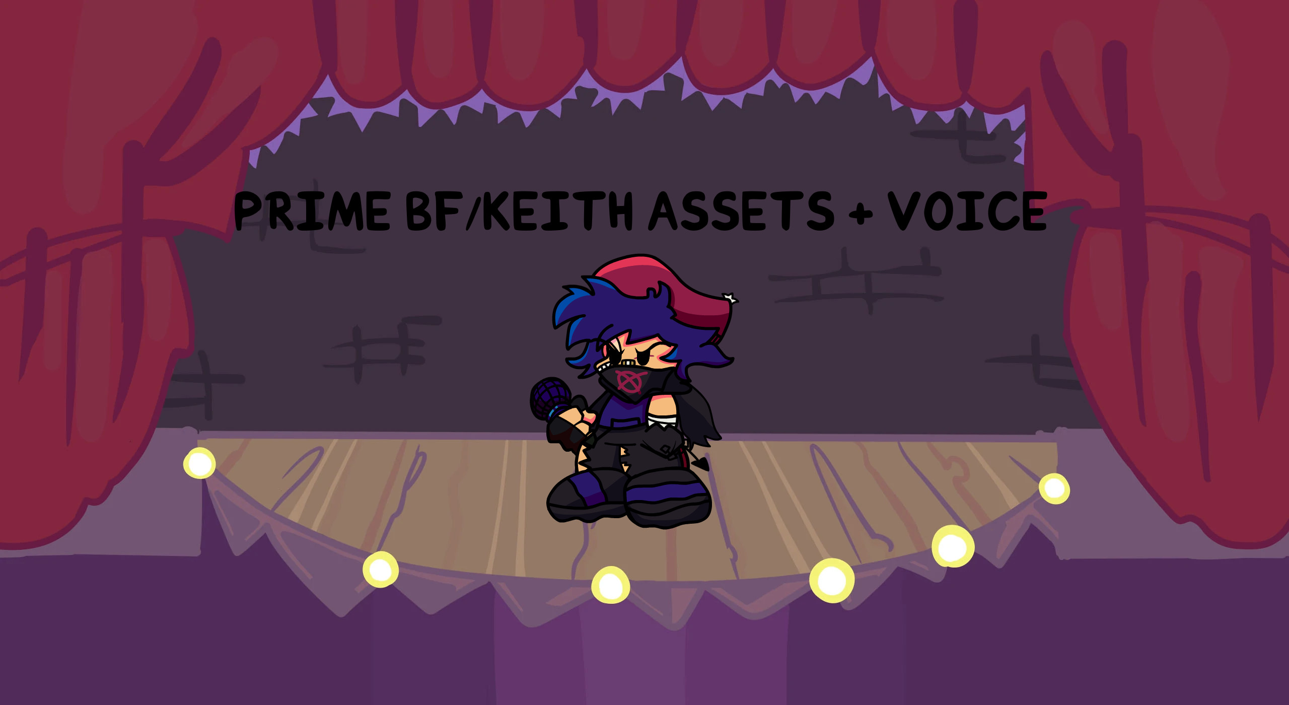 Prime Boyfriend Assets and Scales [Friday Night Funkin'] [Modding Tools]