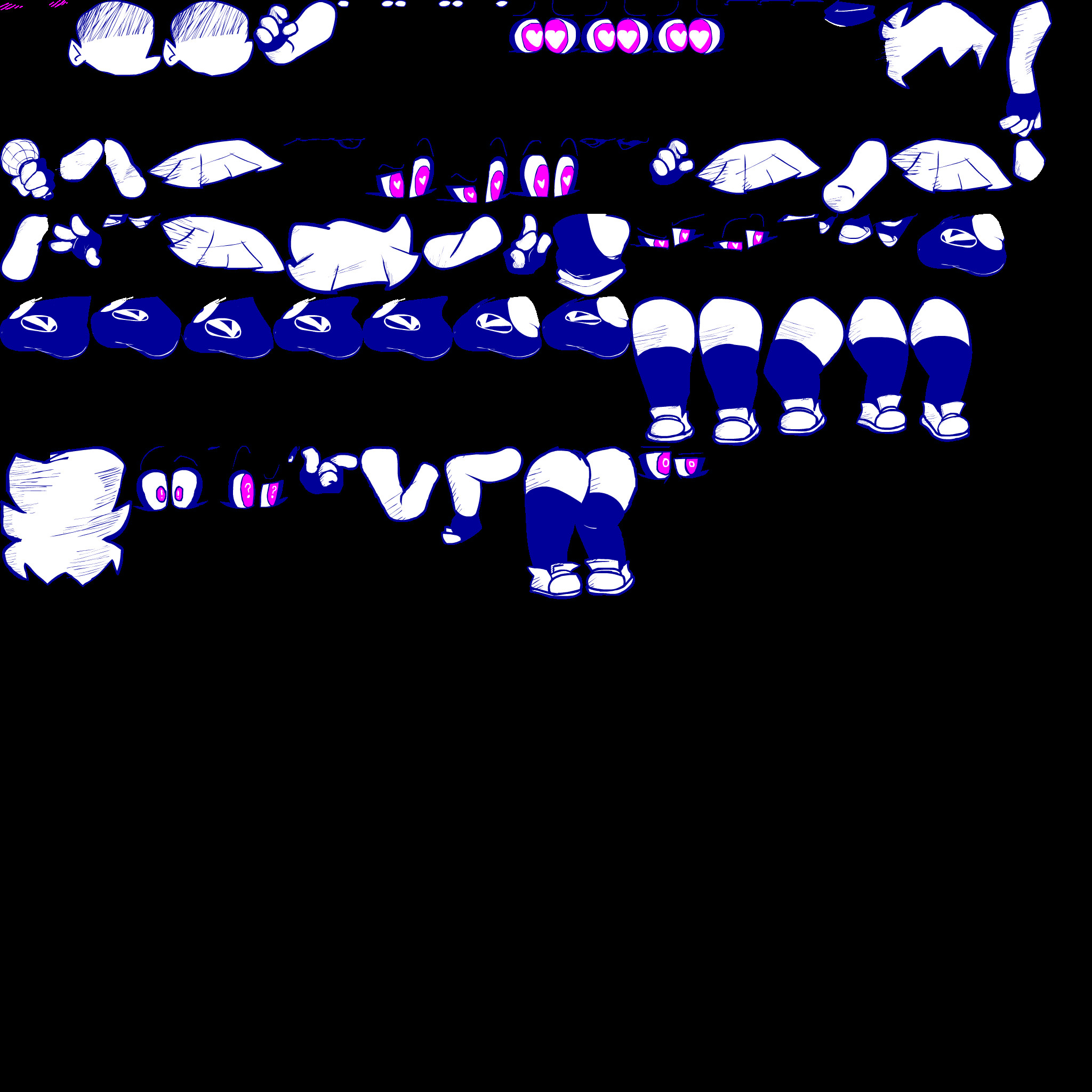 SkyVerse Ripped Parts (Update!) Modding Tool for Friday Night Funkin ...