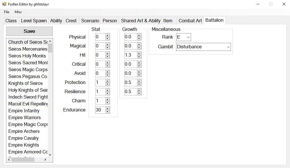 Fodlan Editor Modding Tool for Fire Emblem: Three Houses | FE3H Modding ...