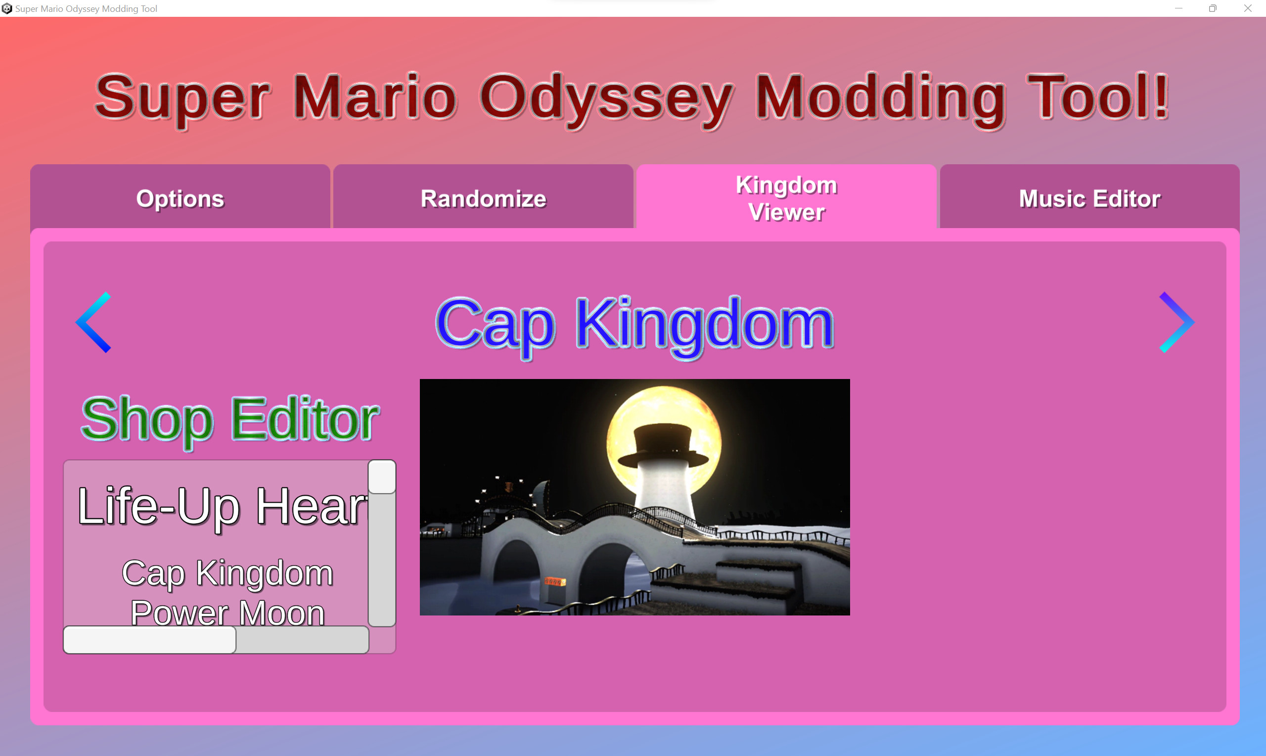 Super Mario Odyssey Modding Tool Modding Tool for Super Mario Odyssey ...