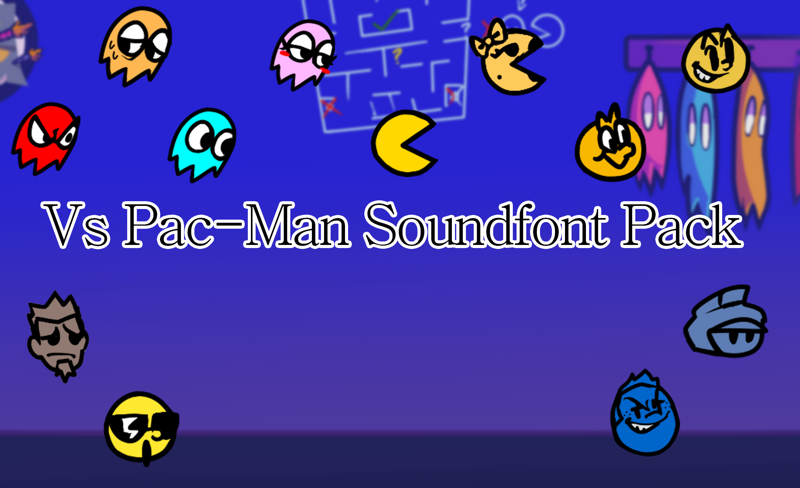 VS Pac-Man Soundfont Pack (sf2) Modding Tool for Friday Night Funkin ...