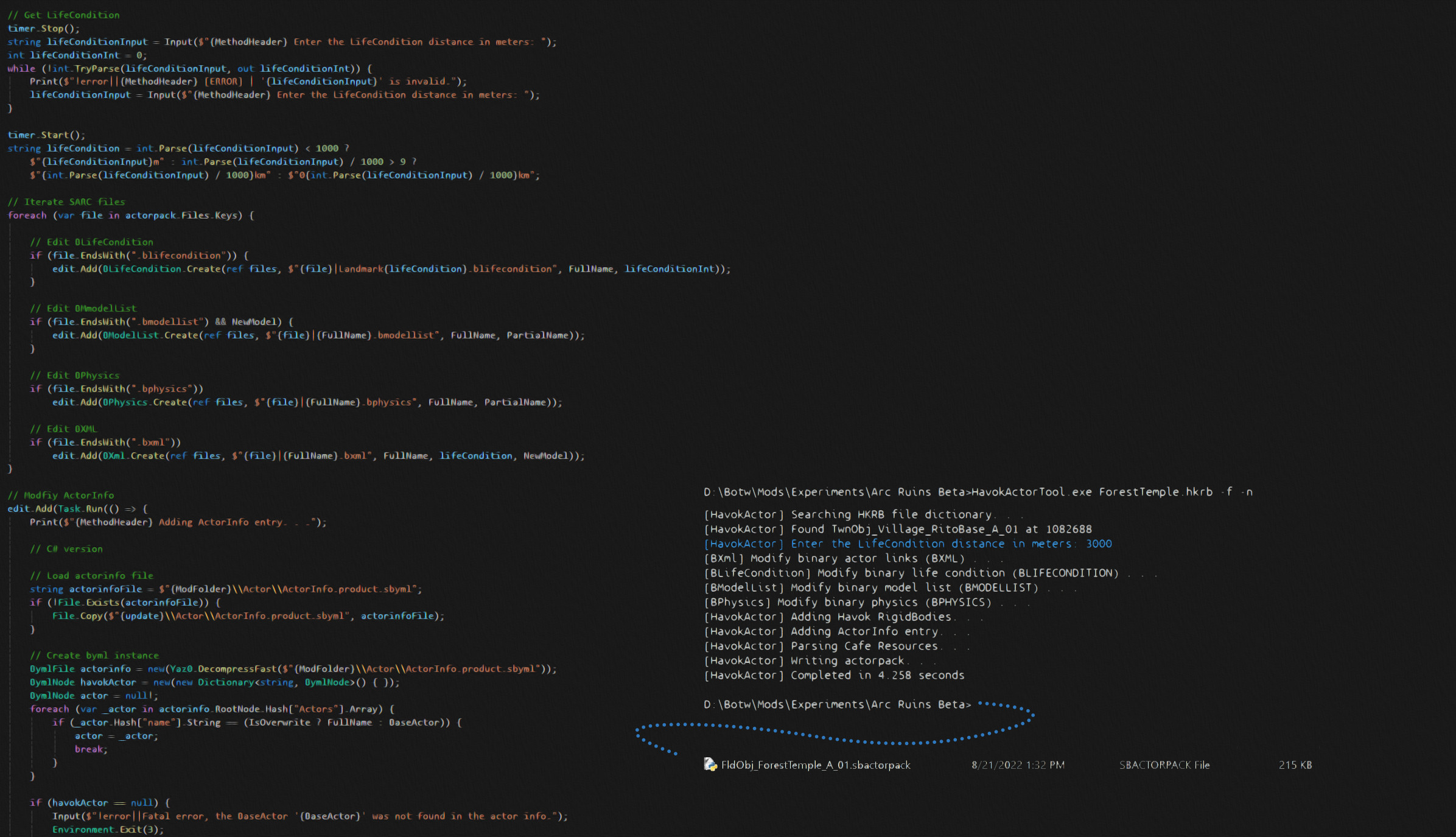 Havok Actor Tool [The Legend of Zelda: Breath of the Wild (WiiU ...