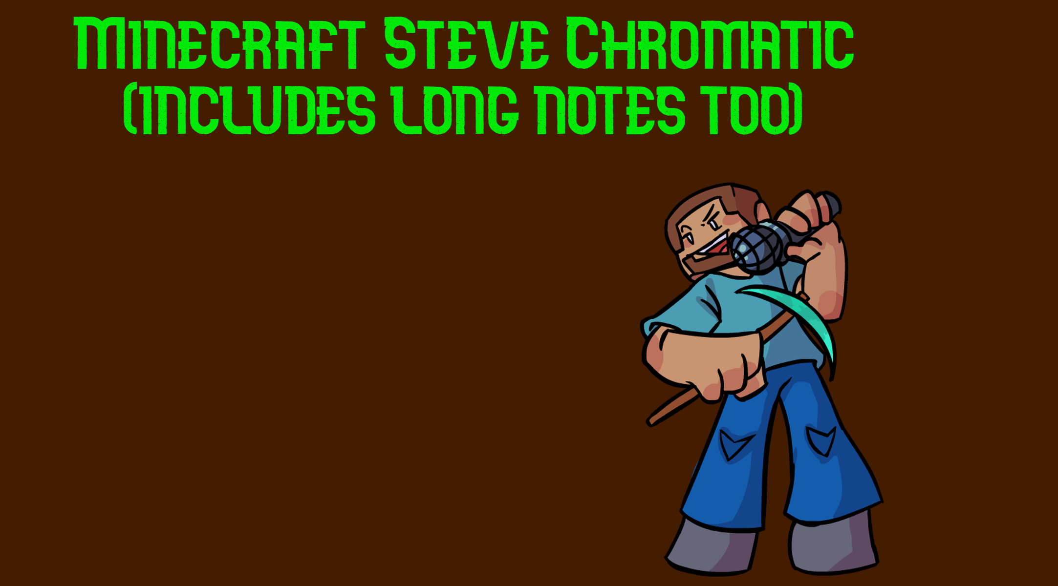 Minecraft Steve Chromatic Modding Tool for Friday Night Funkin' | FNF ...