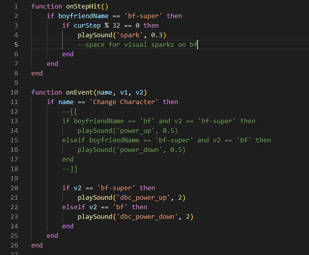 Advanced SUPER BF Script (Audio-Visual) [Friday Night Funkin'] [Modding ...
