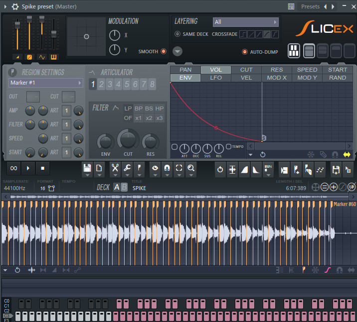 Spike The Dragon Chromatic scale +slicex preset Modding Tool for Friday ...