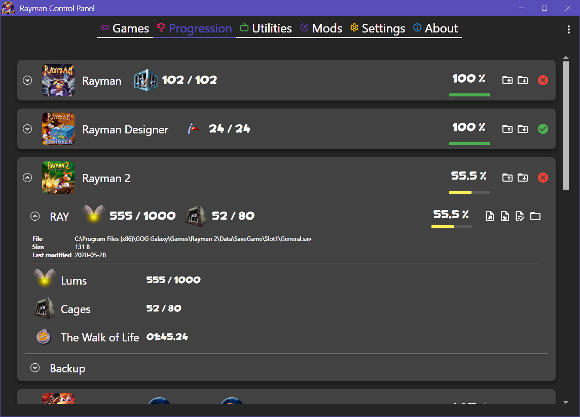 Rayman Control Panel [Rayman 3: Hoodlum Havoc] [Modding Tools]
