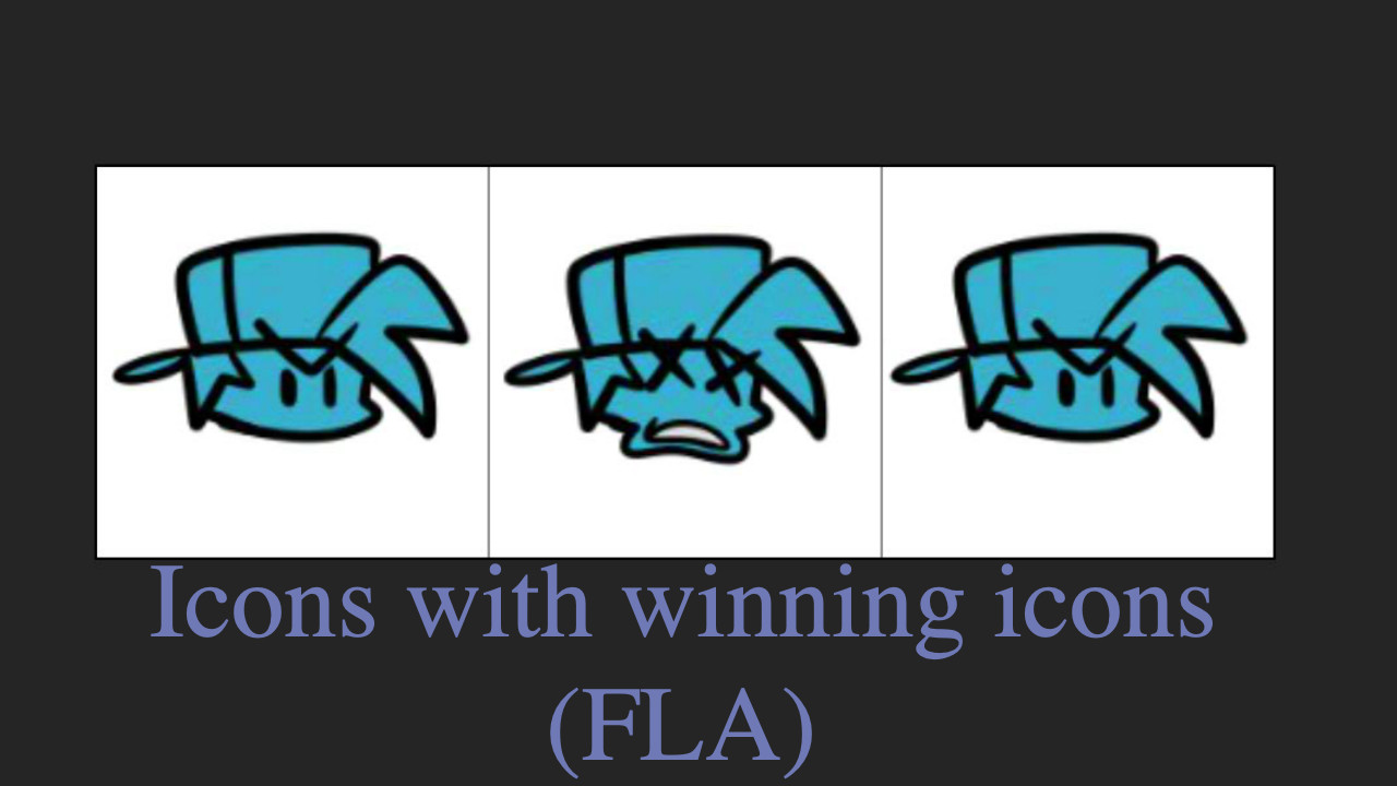 Winning icons + Five front doors(FLA) [Friday Night Funkin'] [Modding ...