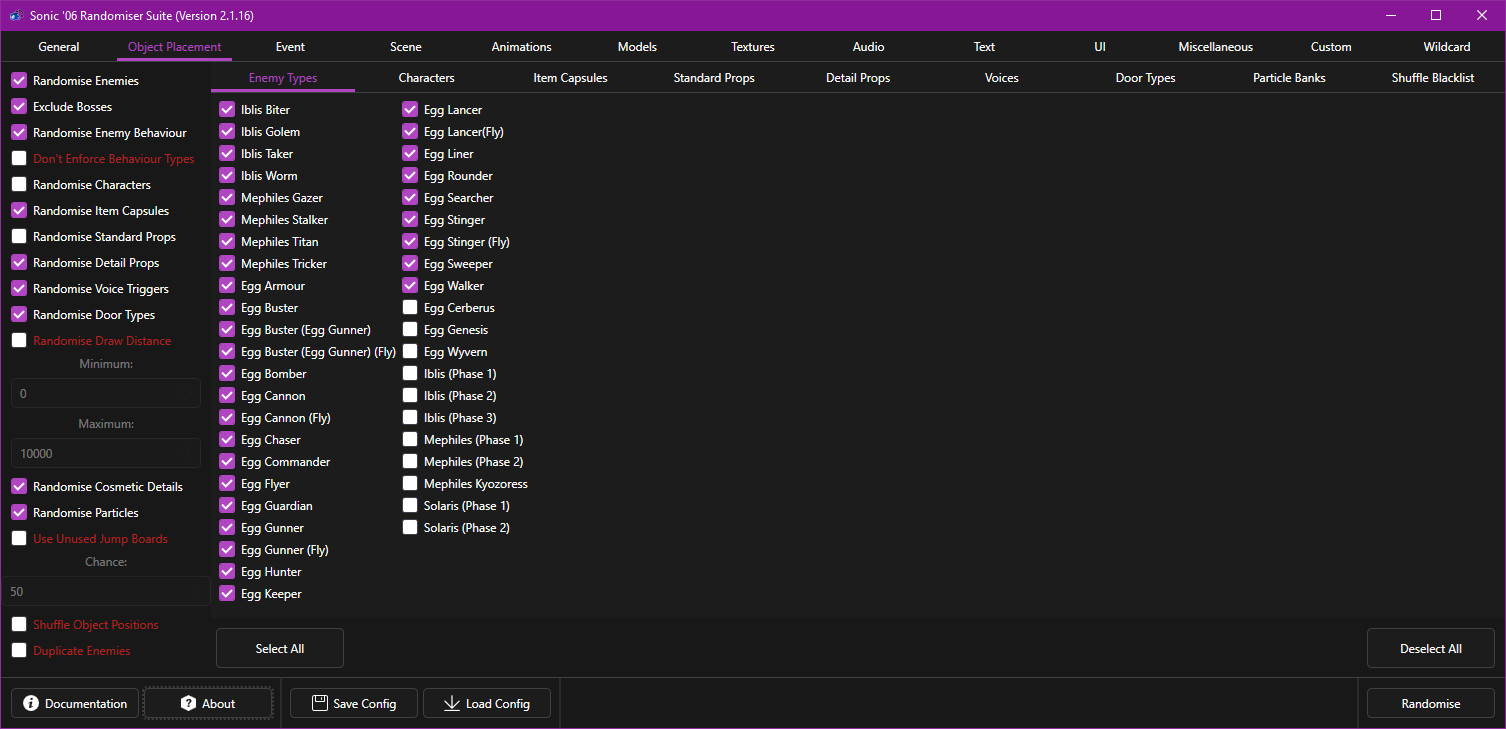 Sonic '06 Randomiser Suite [Sonic the Hedgehog (2006)] [Modding Tools]