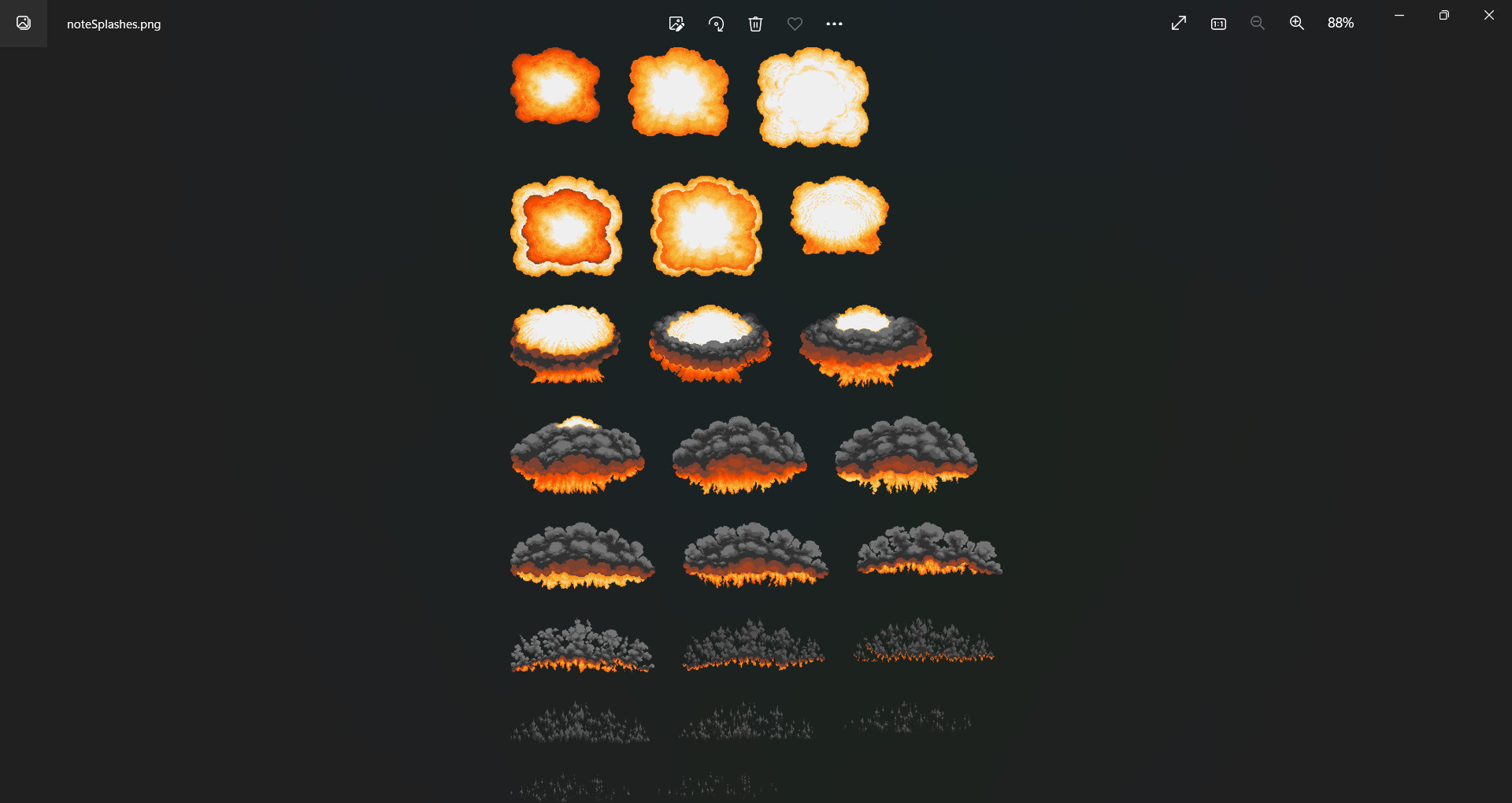 note explosion splashes Modding Tool for Friday Night Funkin' | FNF ...