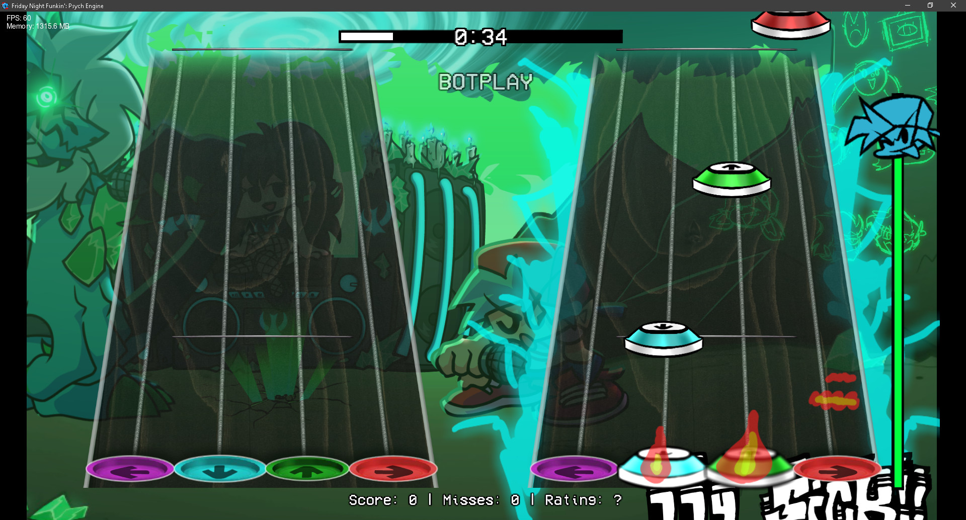 FNF X GUITAR HERO! Guitar Strums And Notes Script Modding Tool for ...