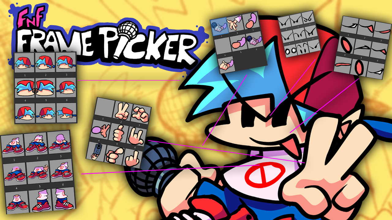 FNF Frame Picker v2.5.5 (1/2) Modding Tool for Friday Night Funkin' | FNF Modding Tools