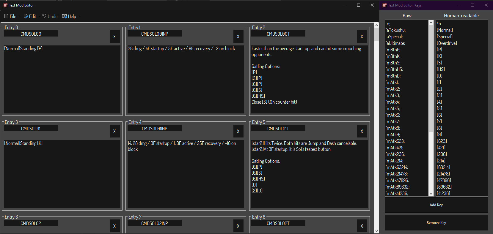 Text Mod Editor Modding Tool for GUILTY GEAR -STRIVE- | GGST Modding Tools