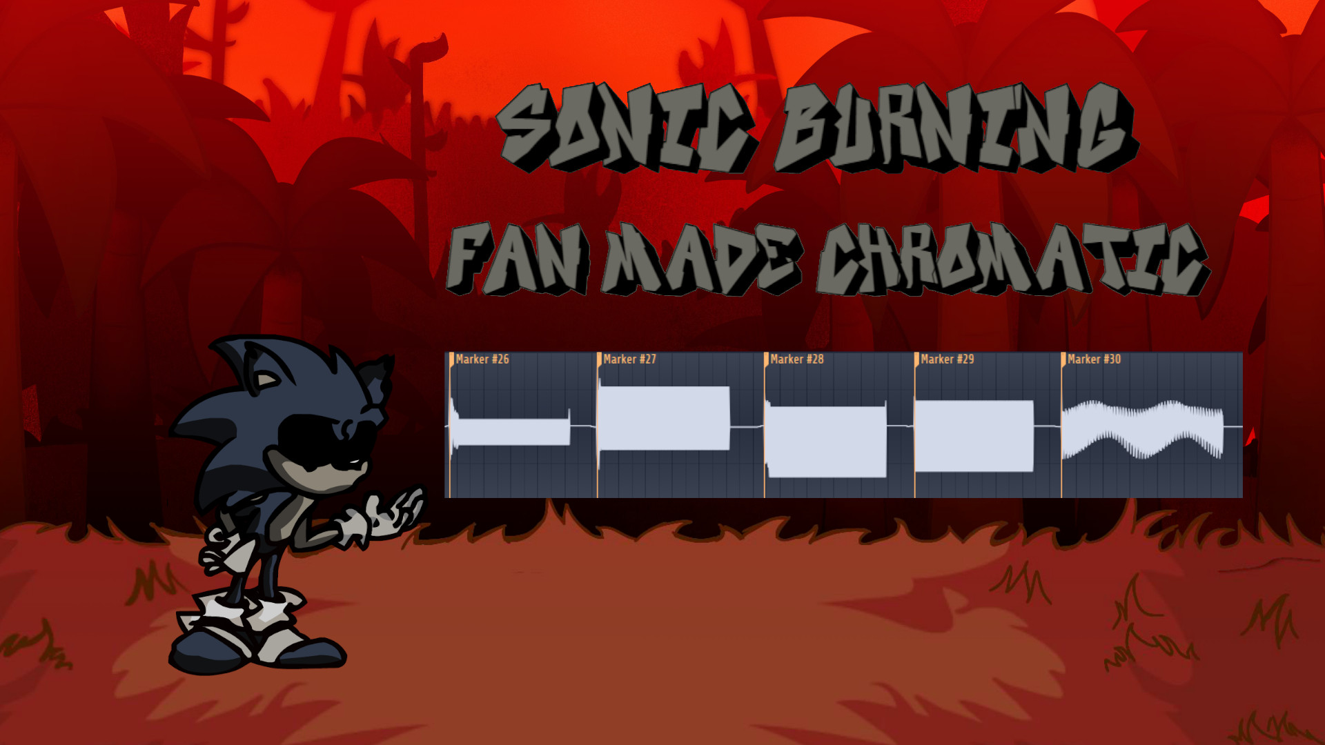 Sonic (Burning) Fan-Made Chromatic [Friday Night Funkin'] [Modding Tools]