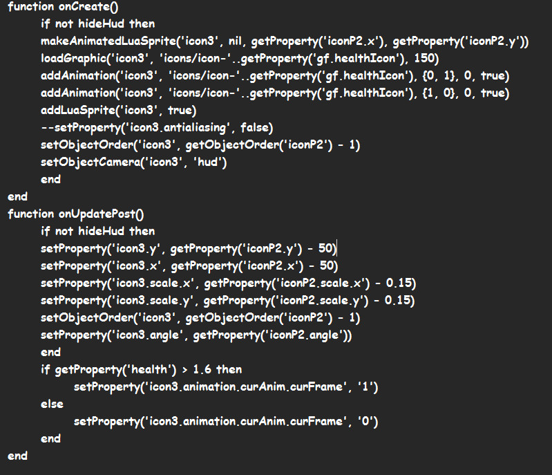 [LUA Script] Add Selected GF's Icon to Health Bar Modding Tool for ...