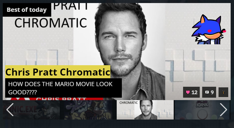 Chris Pratt Chromatic Modding Tool for Friday Night Funkin' | FNF ...