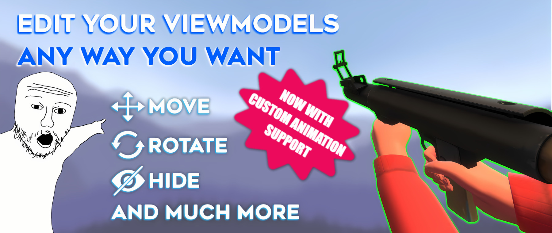 Horsie's Viewmodel Editor Modding Tool for Team Fortress 2 | TF2 Modding Tools